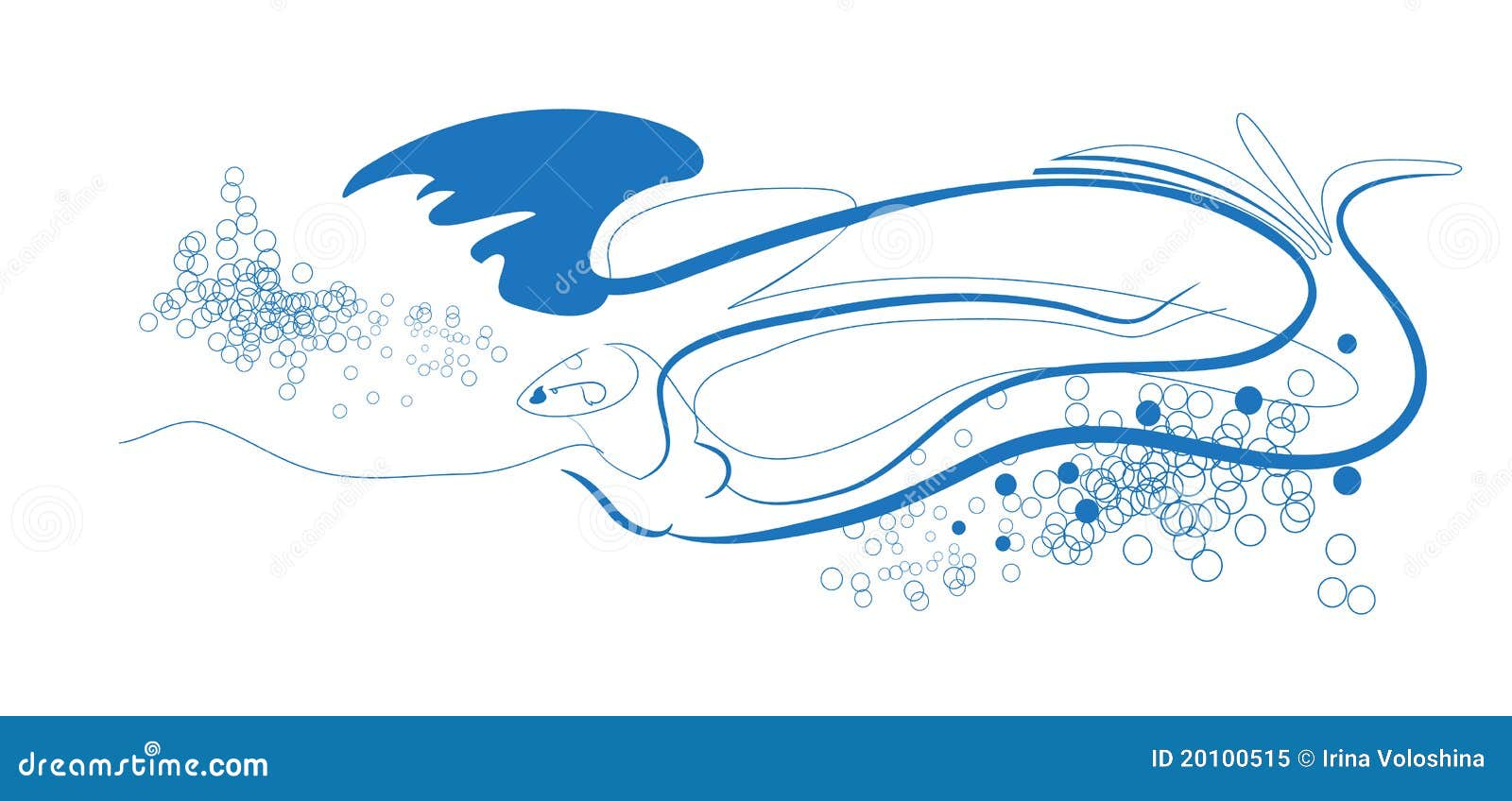 Symbool Van Het Element Van Water Stock Illustratie - Illustration of ...