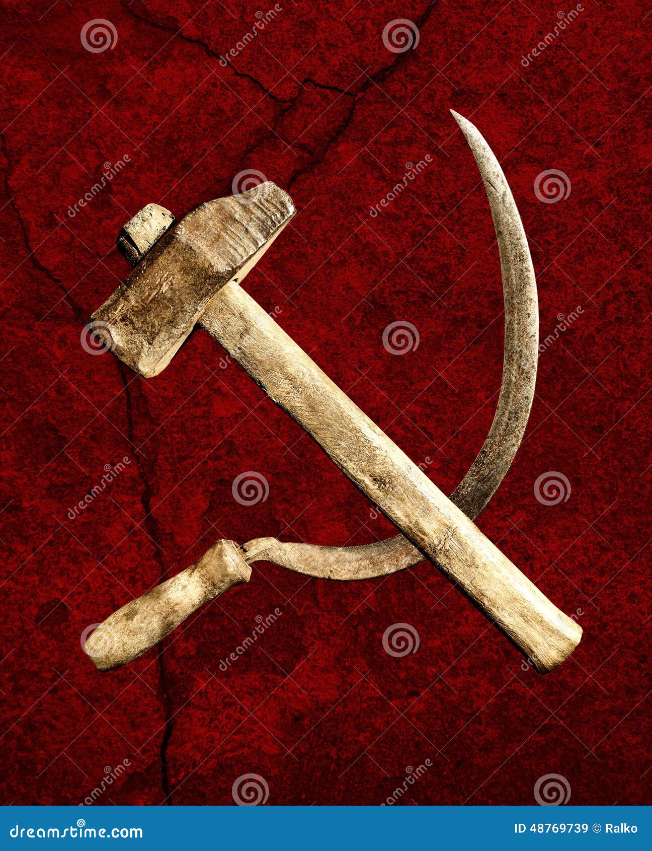 Symbool Van Het Hamer En Sikkel Van De USSR Stock Illustratie ...