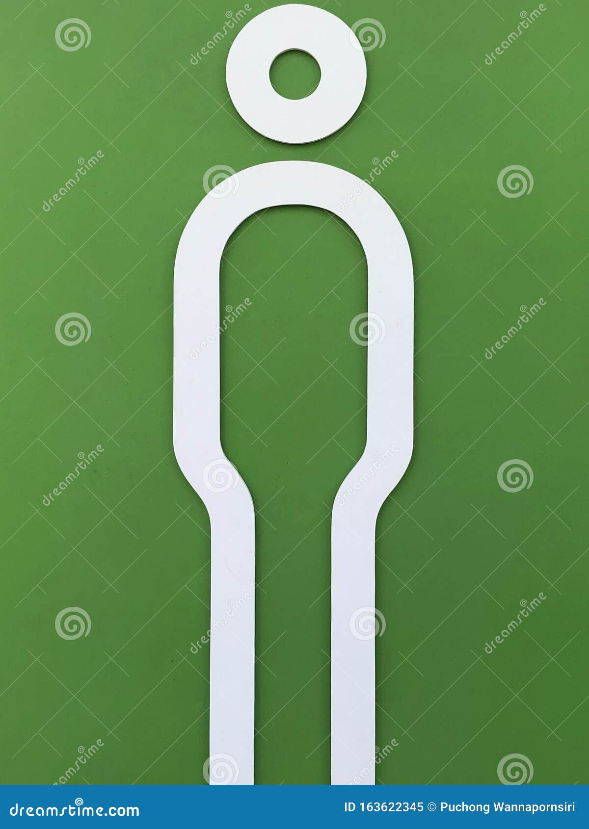 Symbool Van Mannen Op Groene Achtergrond Stock Afbeelding - Image of ...