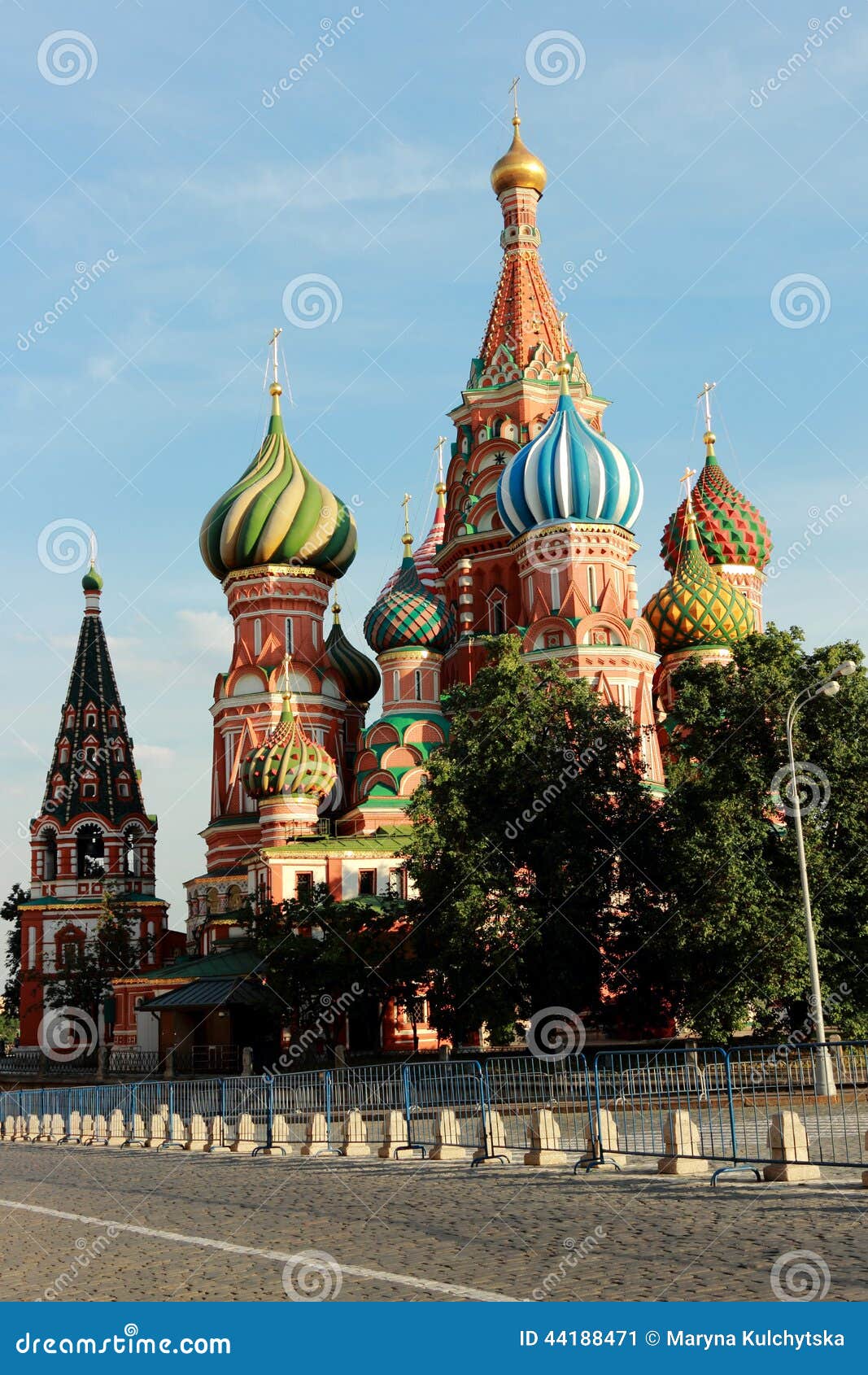 Symbool Van Moskou, Rusland Stock Afbeelding - Image of schoonheid ...