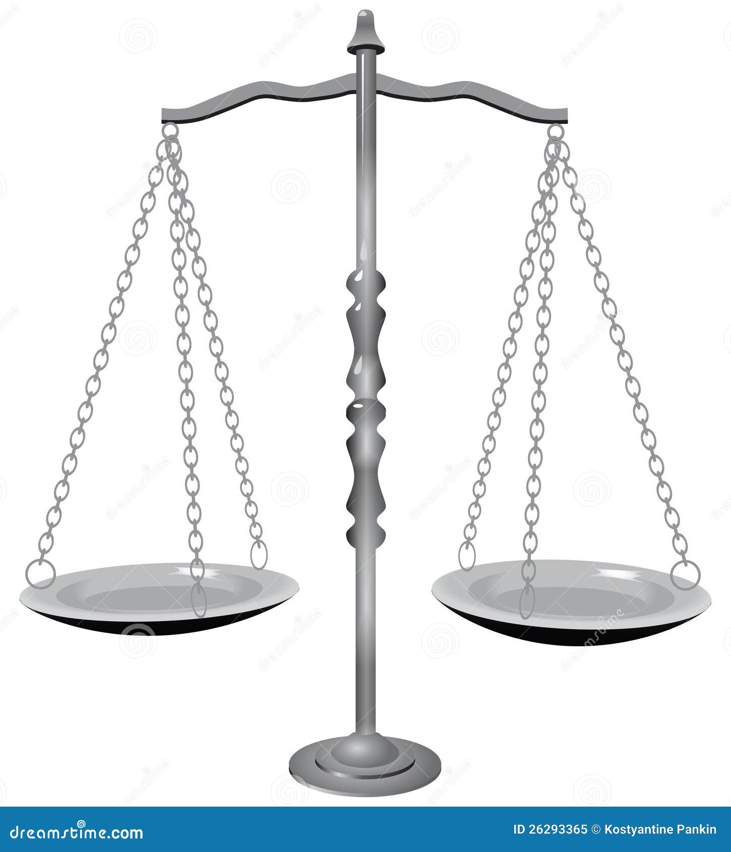Symbool Van Rechtvaardigheid Vector Illustratie - Illustration of ...