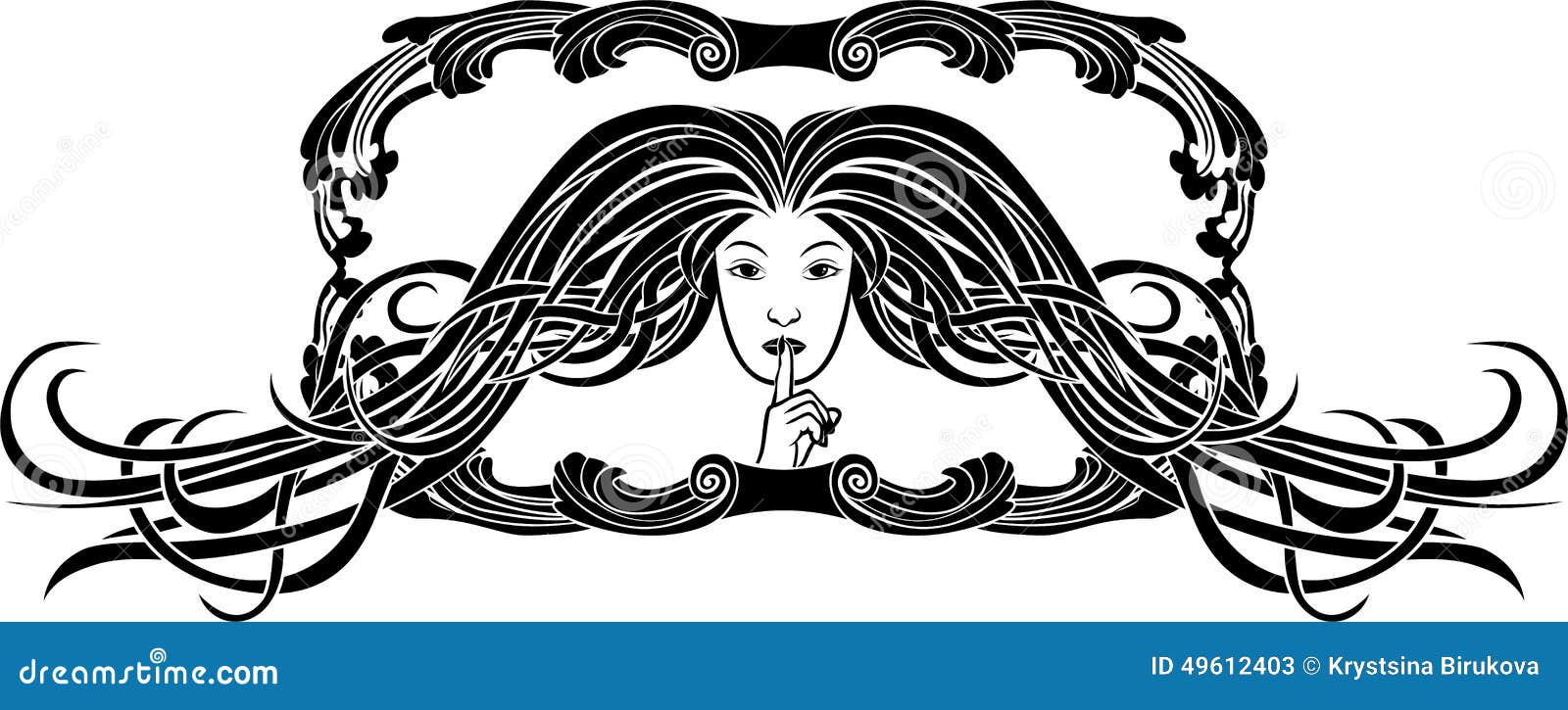 Symbool van stilte vector illustratie. Illustration of nieuw - 49612403