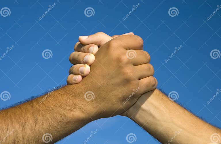 Symbool van vriendschap stock afbeelding. Image of handen - 4191265