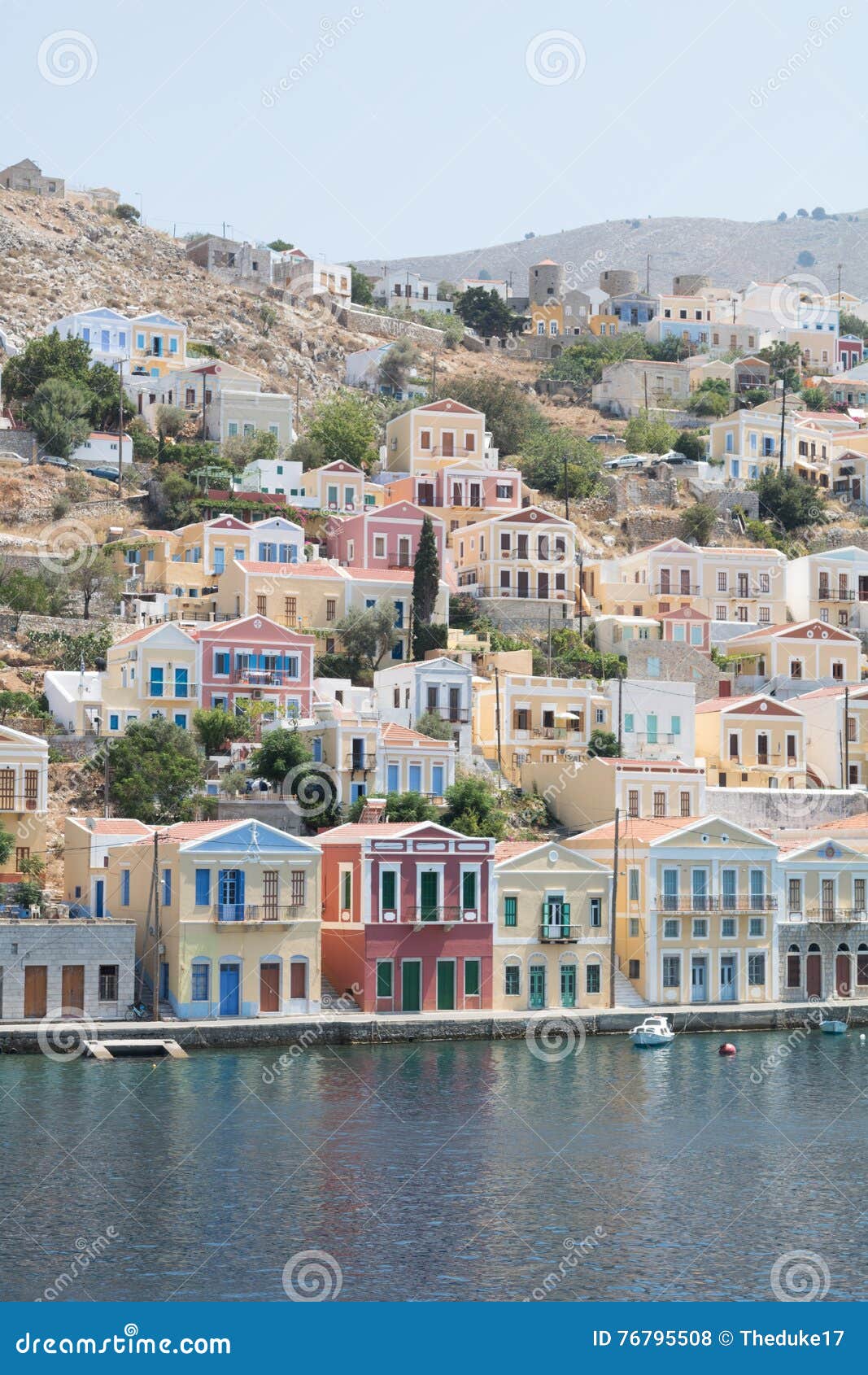 Symi / Simi Island stock photo. Image of island, blue - 76795508