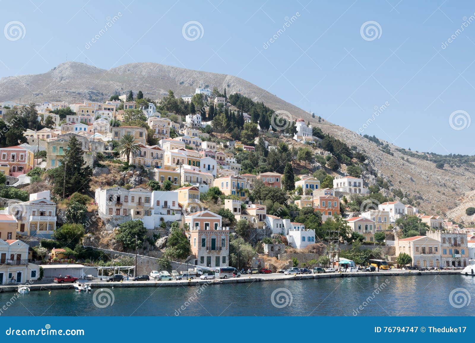 Symi / Simi Island stock image. Image of harbor, beautiful - 76794747