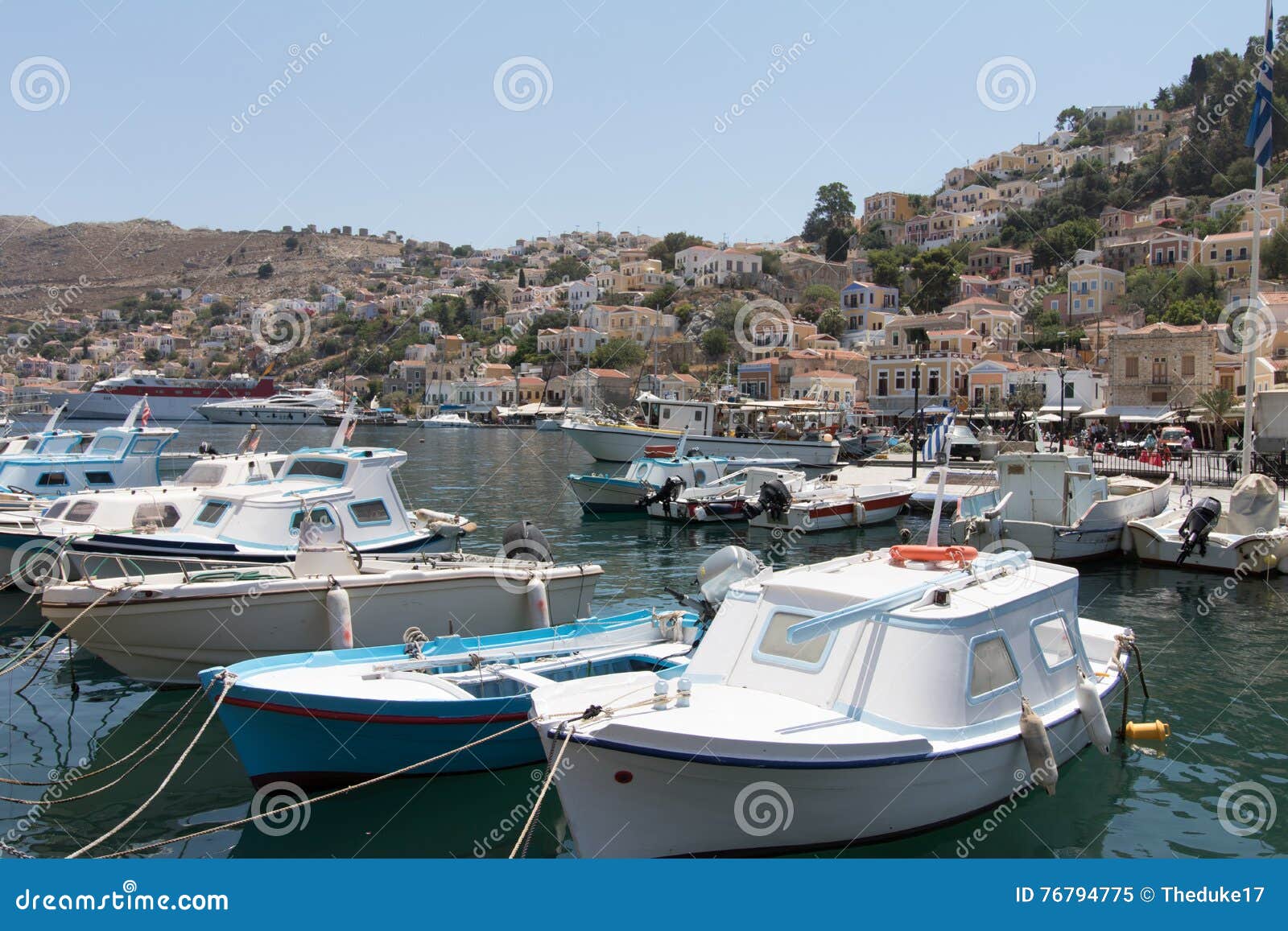 Symi / Simi Island editorial image. Image of greeknthe - 76794775