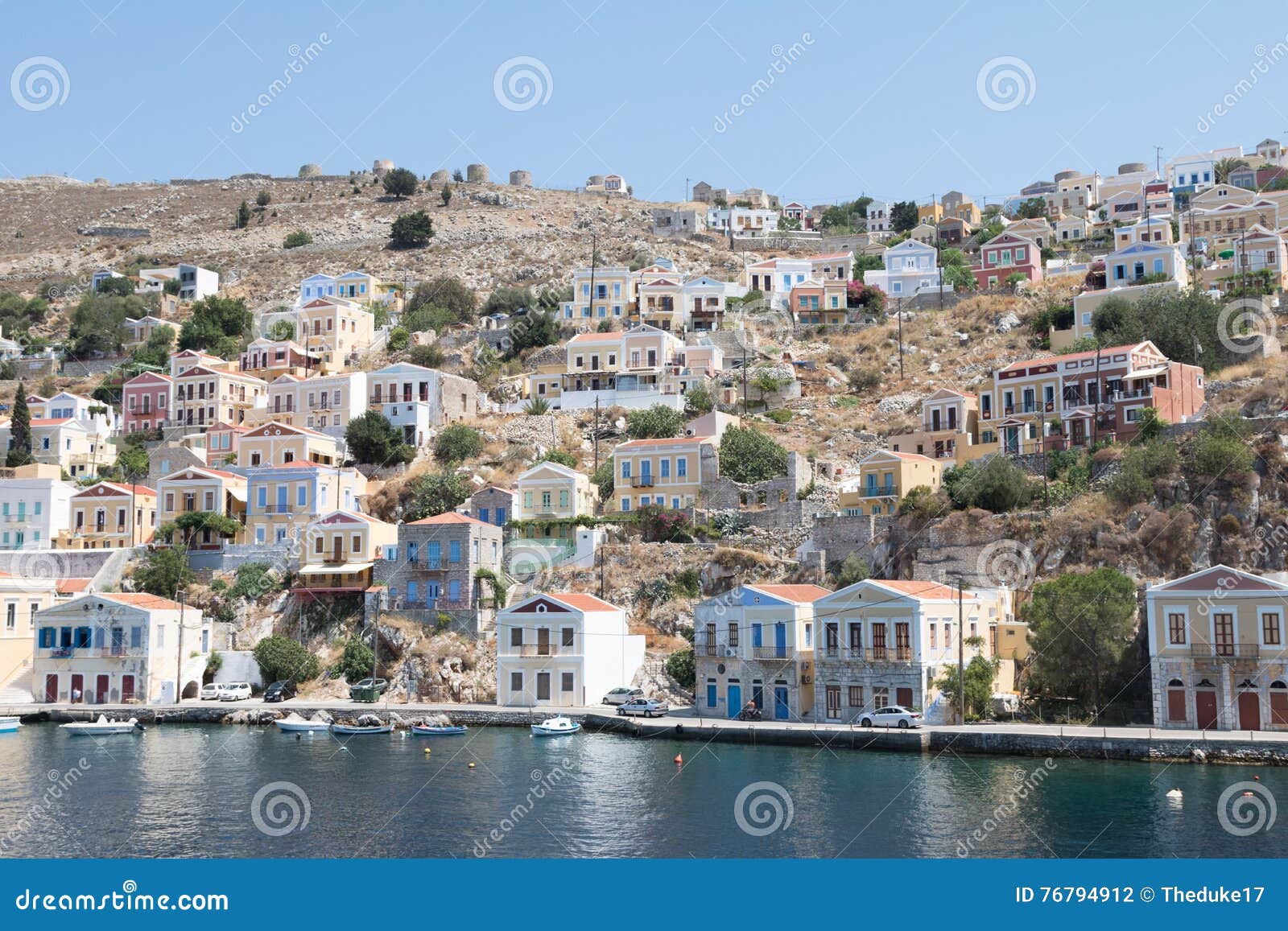 Symi / Simi Island stock photo. Image of architecture - 76794912
