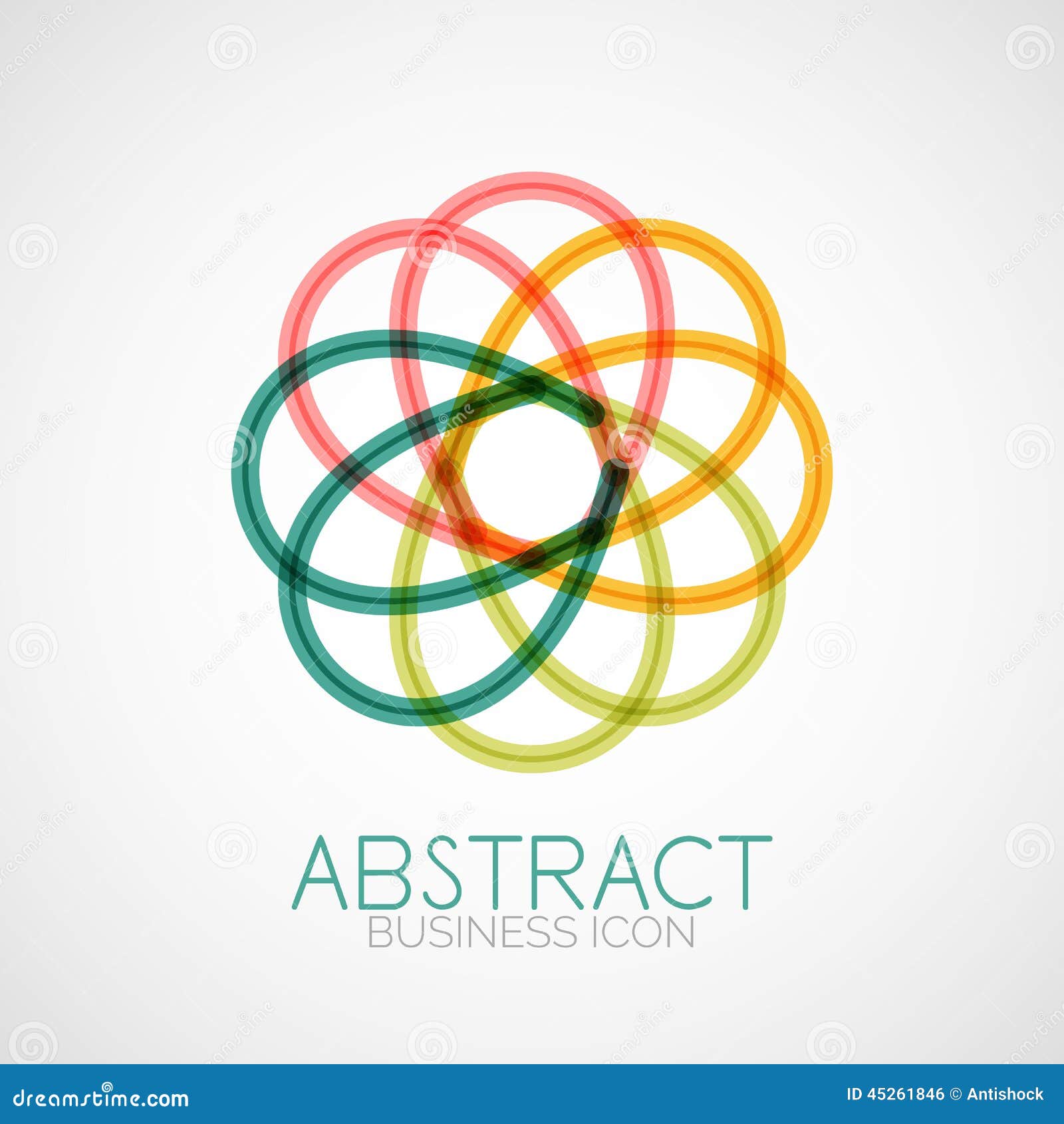 Symmetric Abstract Geometric Shape Stock Vector - Illustration of ...