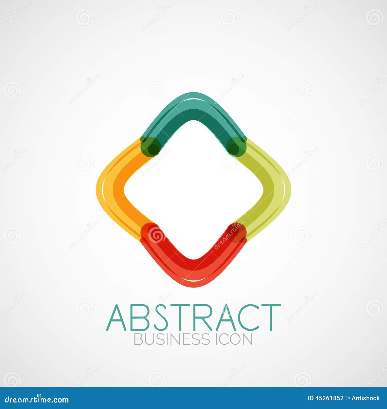 Symmetric Abstract Geometric Shape Stock Vector - Illustration of logo ...