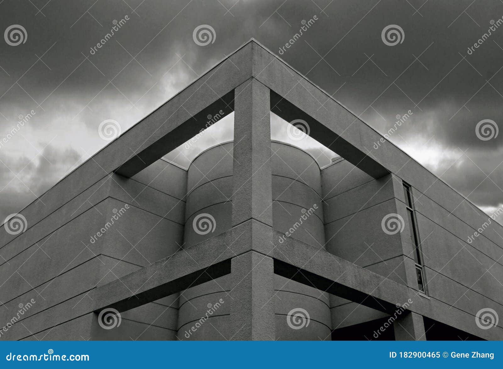 Symmetric Building Wall Design at UCSD, California Stock Image - Image ... Symmetric Building Wall Design at UCSD, California Stock Image - Image ...