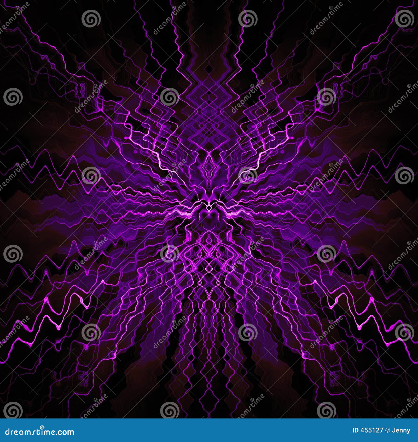 Symmetrical Abstract Design Stock Illustration - Illustration of tile ...
