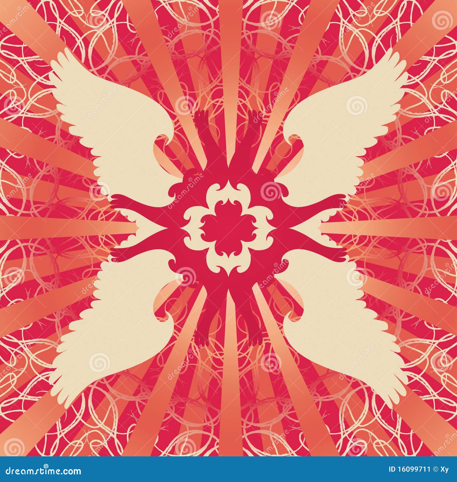 Symmetrical background stock vector. Illustration of symmetrical - 16099711