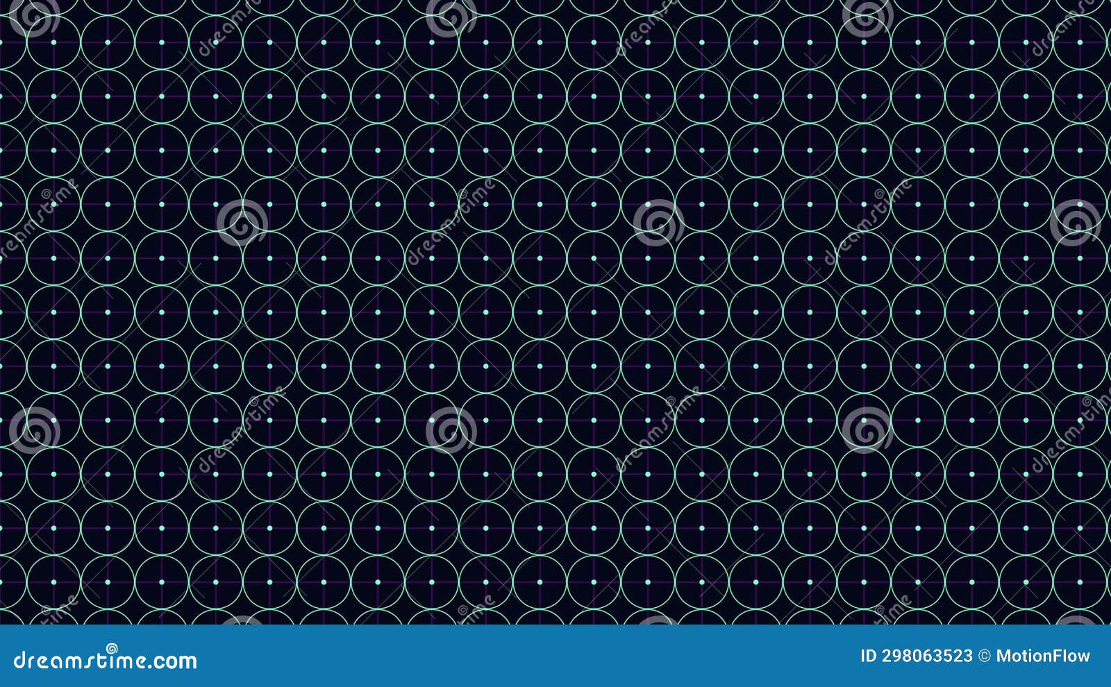 Symmetrical Blue and Black Circle Pattern with Modern Design Stock ...