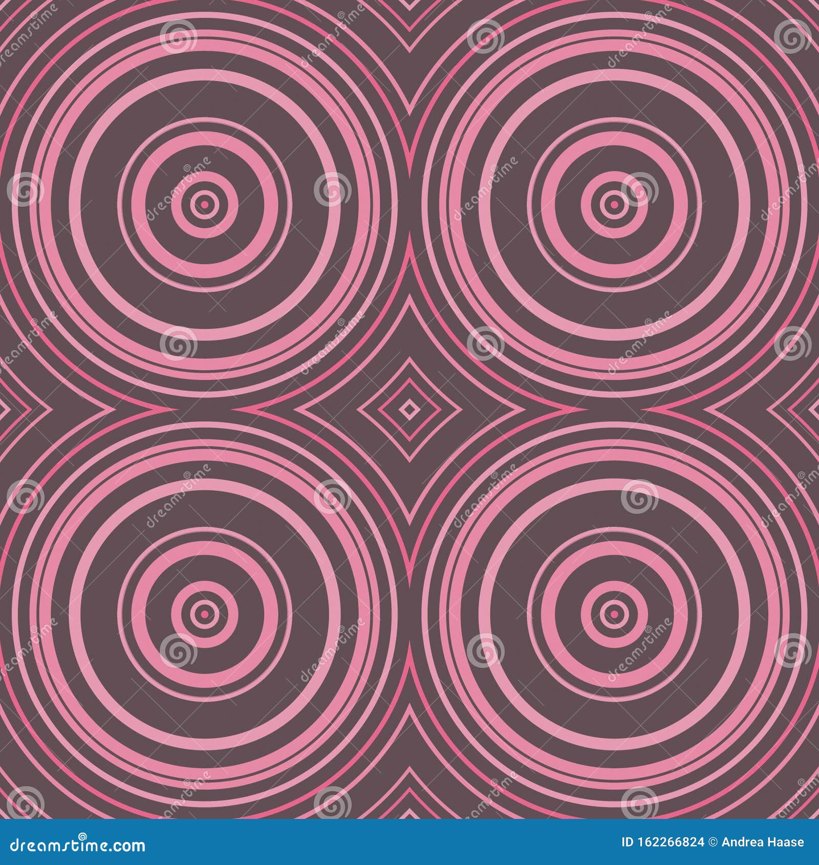 Symmetrical Circle Design in Dark Pastels Stock Illustration ...