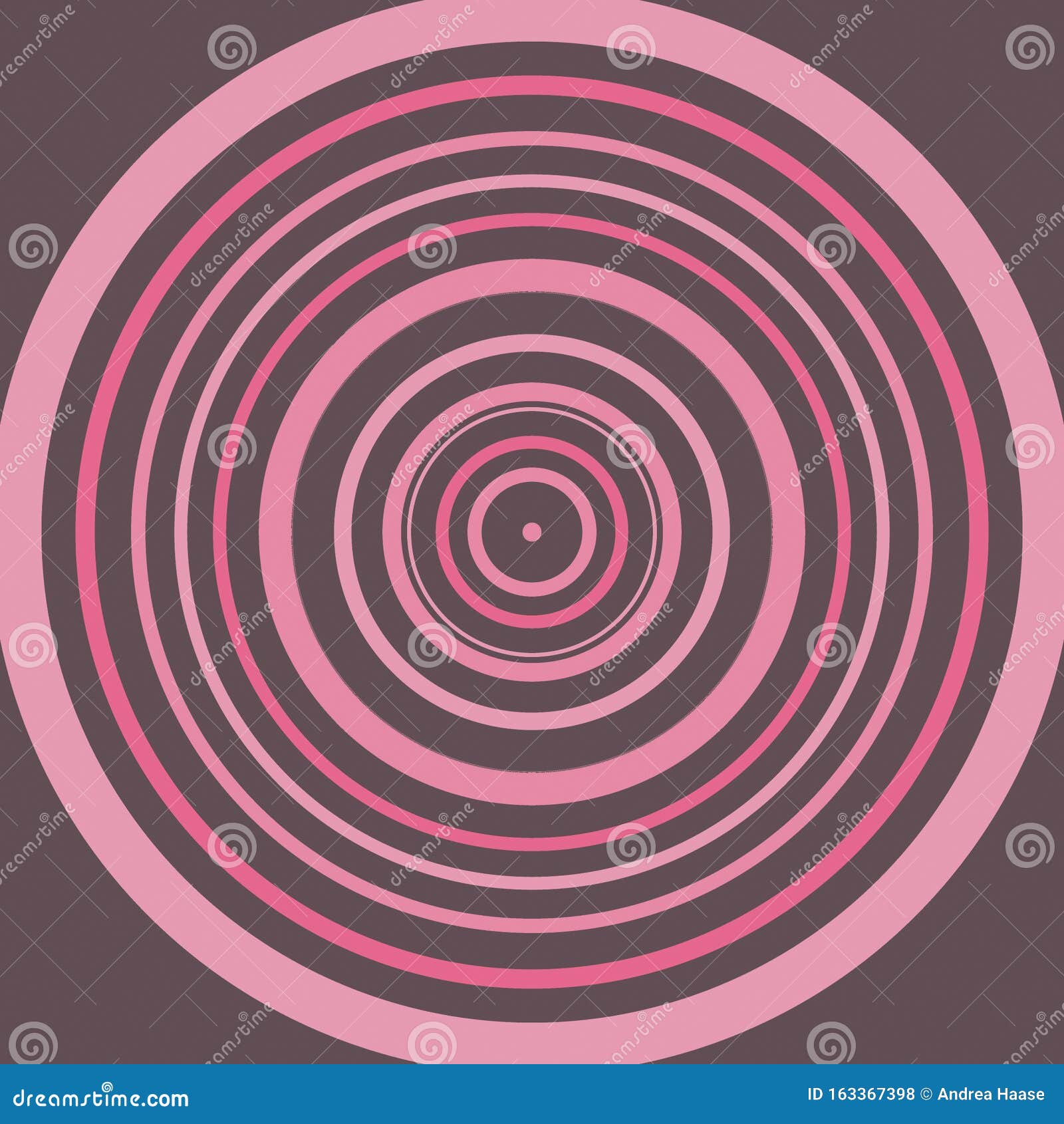 Symmetrical Circle Design in Dark Pastels Stock Illustration ...