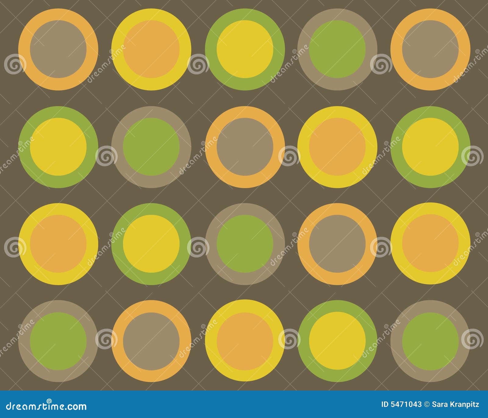 Symmetrical Circles Background Stock Illustration - Illustration of ...