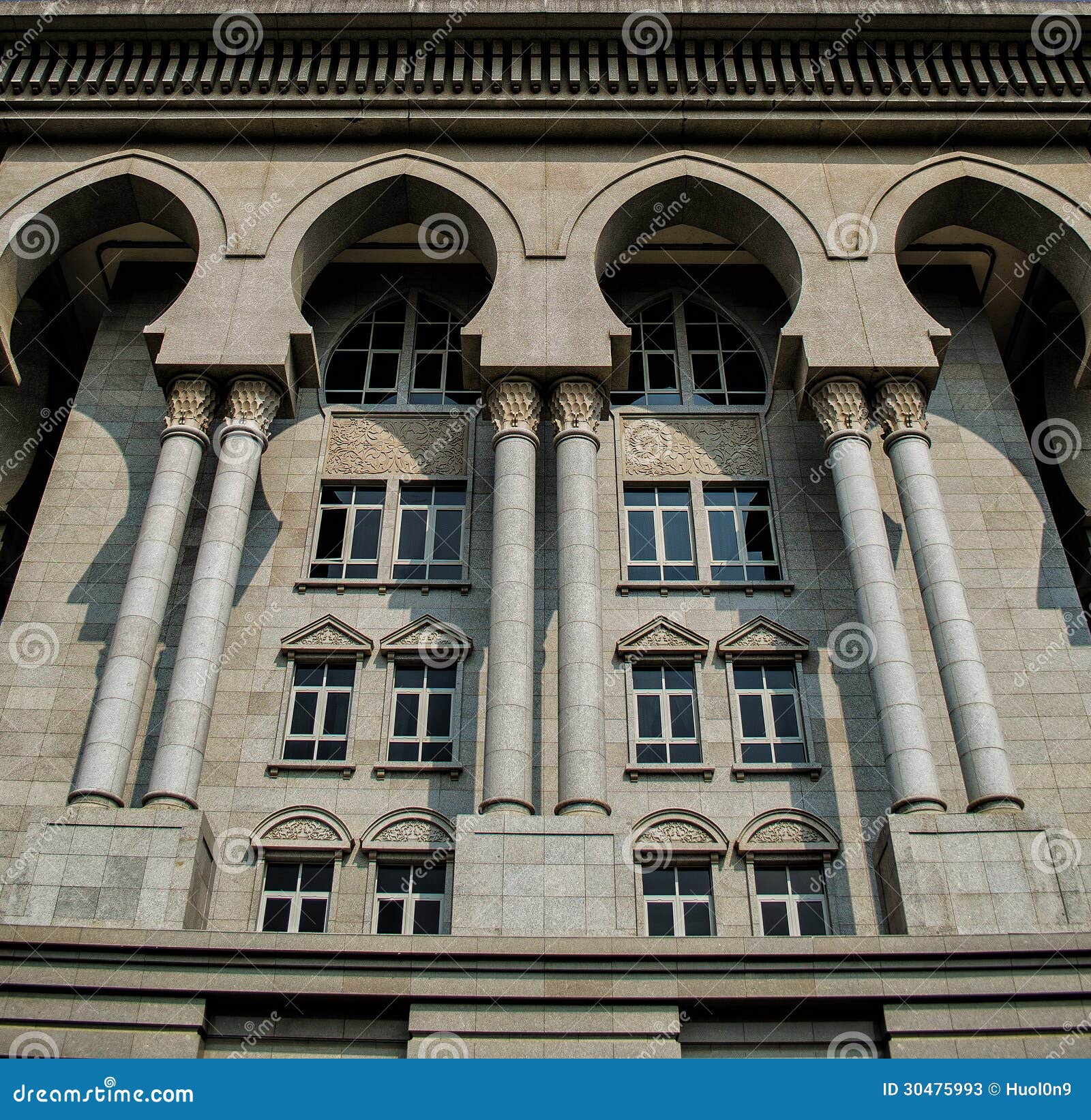 Symmetrical Column stock image. Image of symmetry, white - 30475993