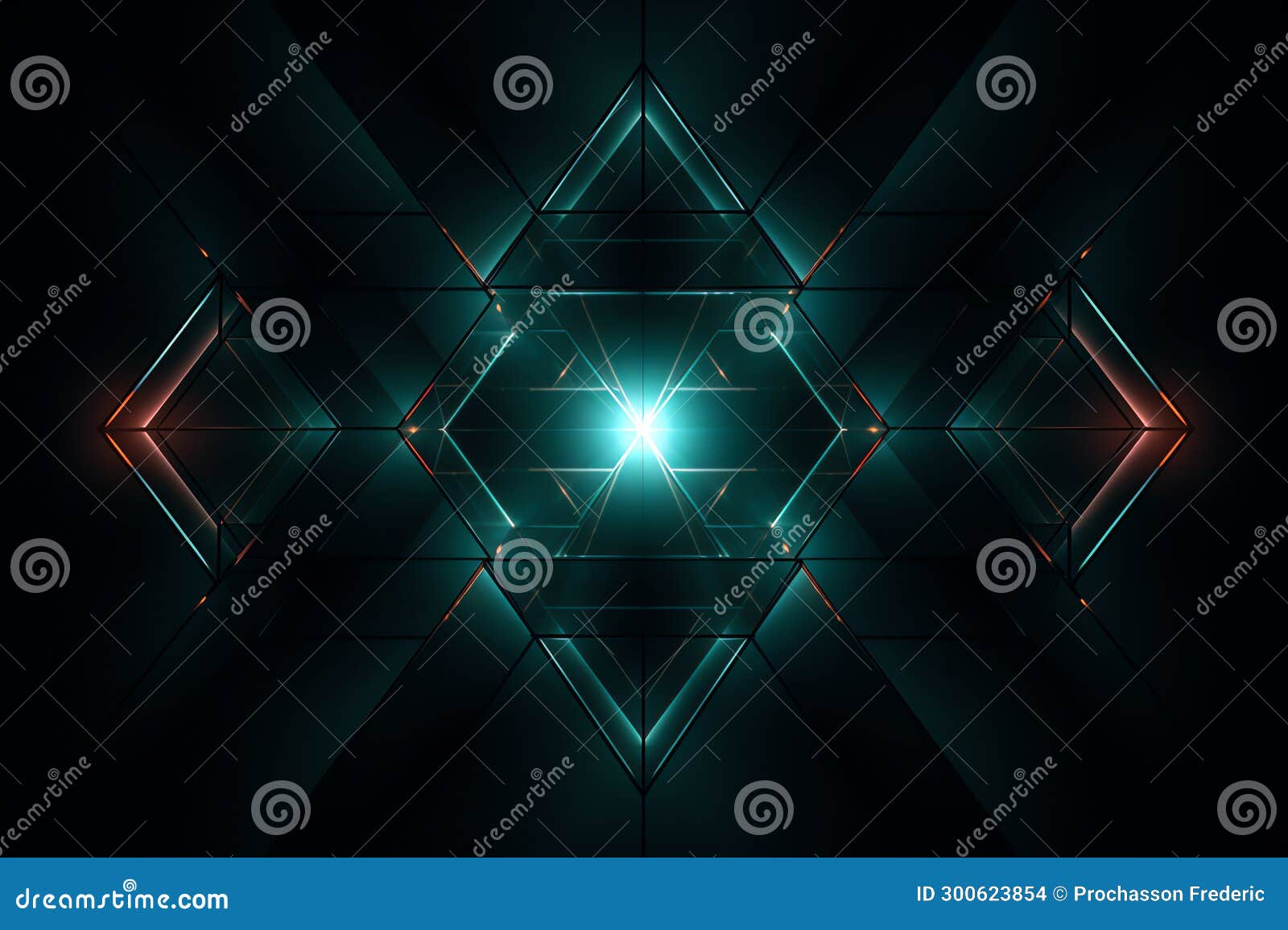 Symmetrical Concept, AI Generated Stock Illustration - Illustration of ...