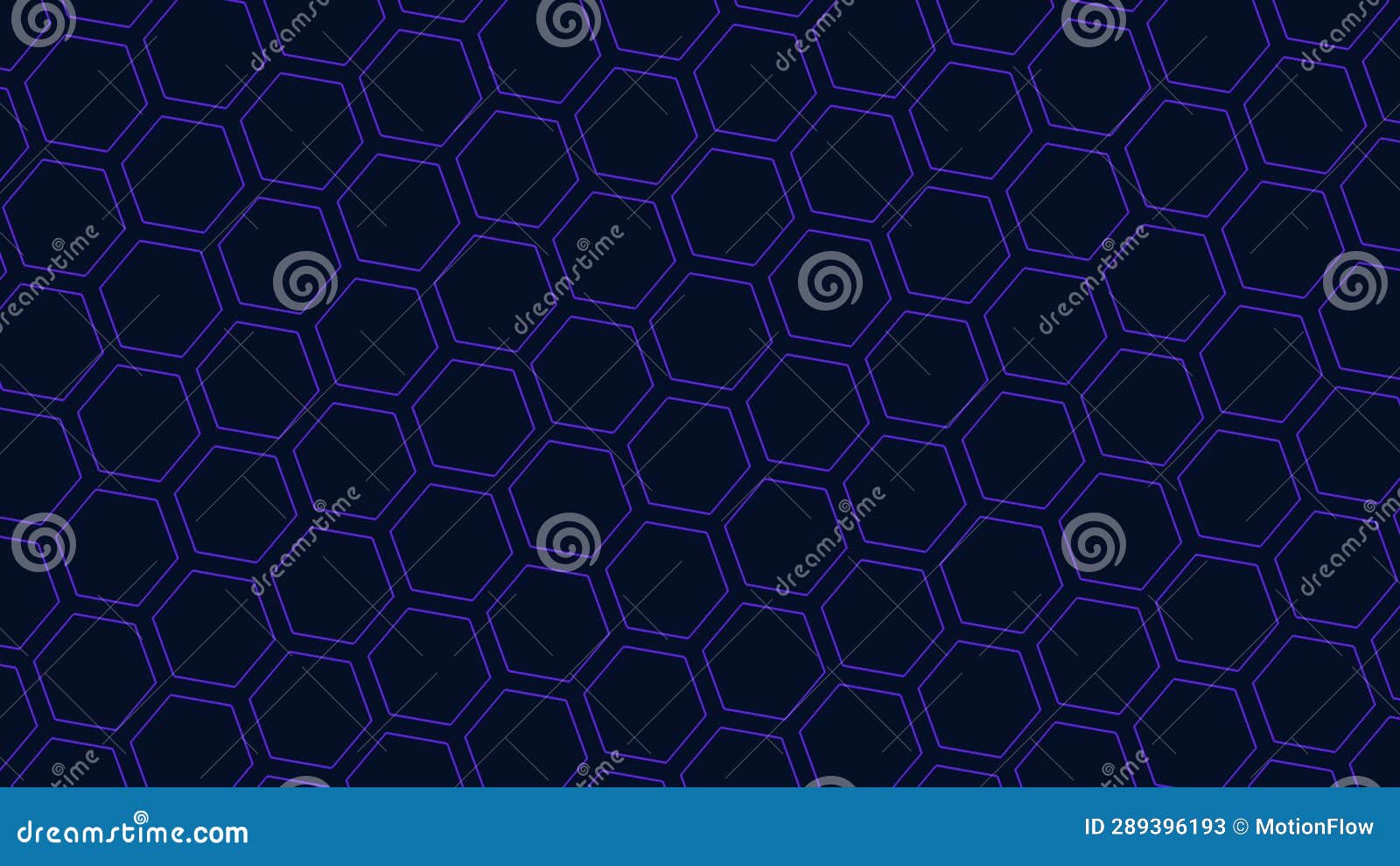 Symmetrical, Dark Blue Hexagonal Grid Pattern Stock Video - Video of ...