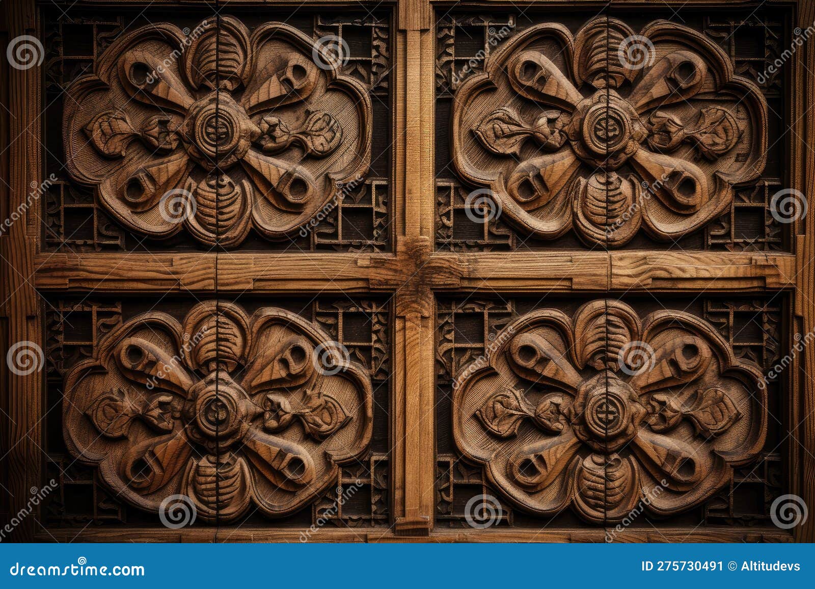 A Symmetrical Design, with Different Elements and Materials on Each ...