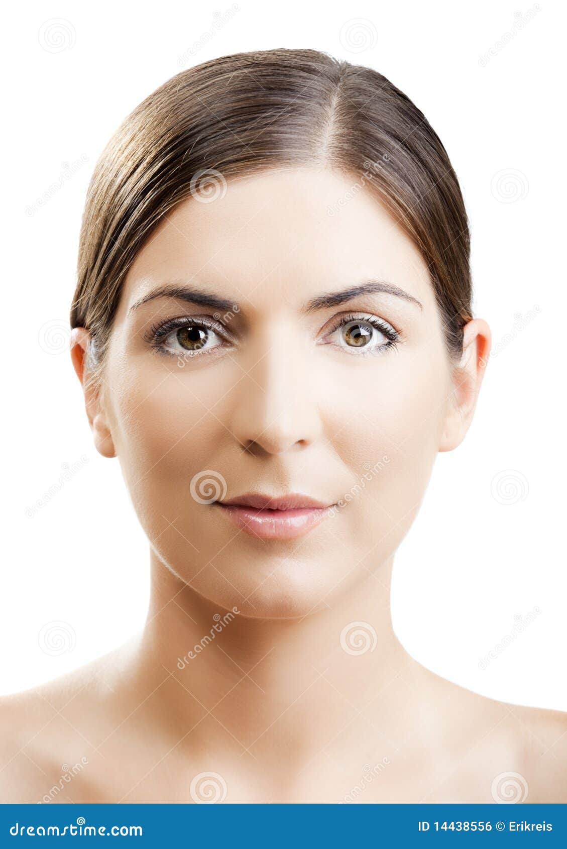 Symmetrical face stock photo. Image of isolated, closeup - 14438556
