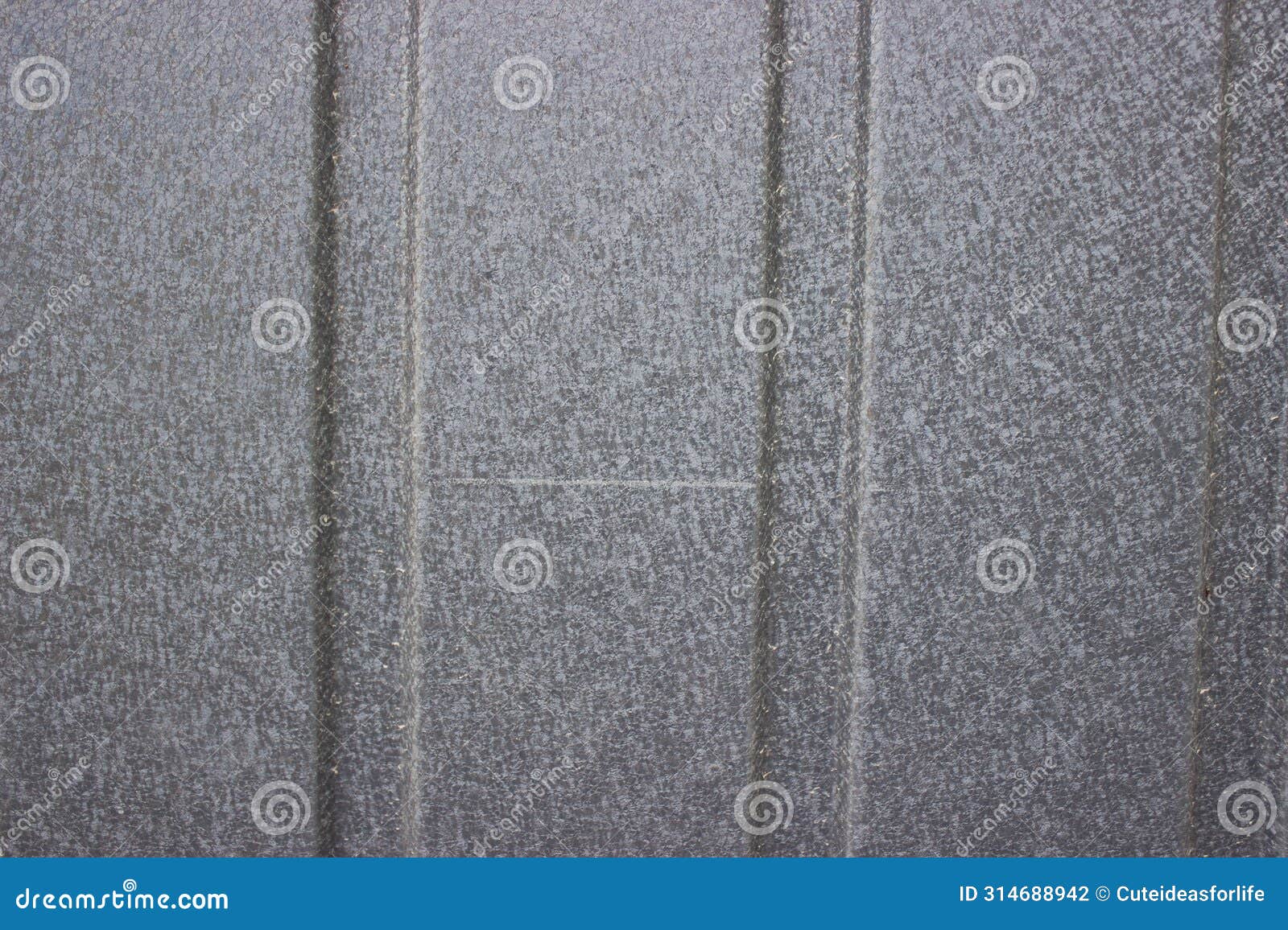 Symmetrical Frosted Patterns on a Cold Metal Surface Stock Photo ...