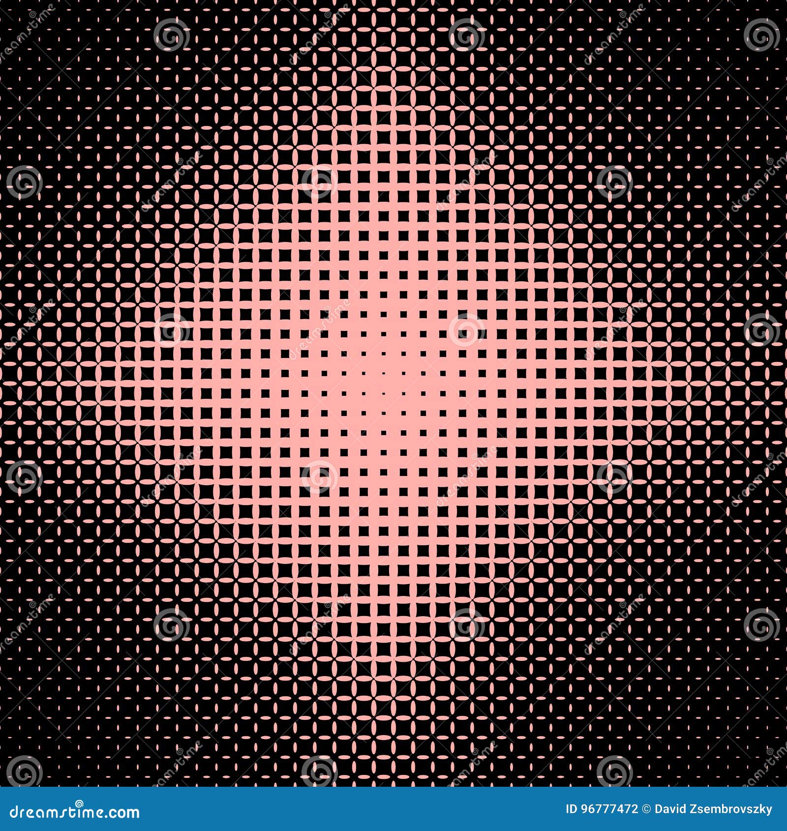 Symmetrical Halftone Ellipse Grid Pattern Background - Vector Graphic ...