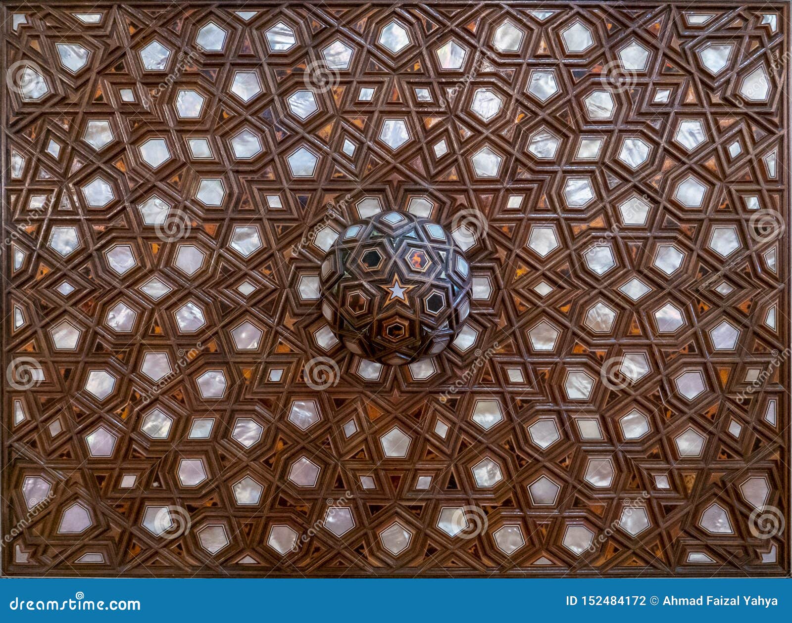 Moroccan wooden pattern stock photo. Image of doorway - 152484172