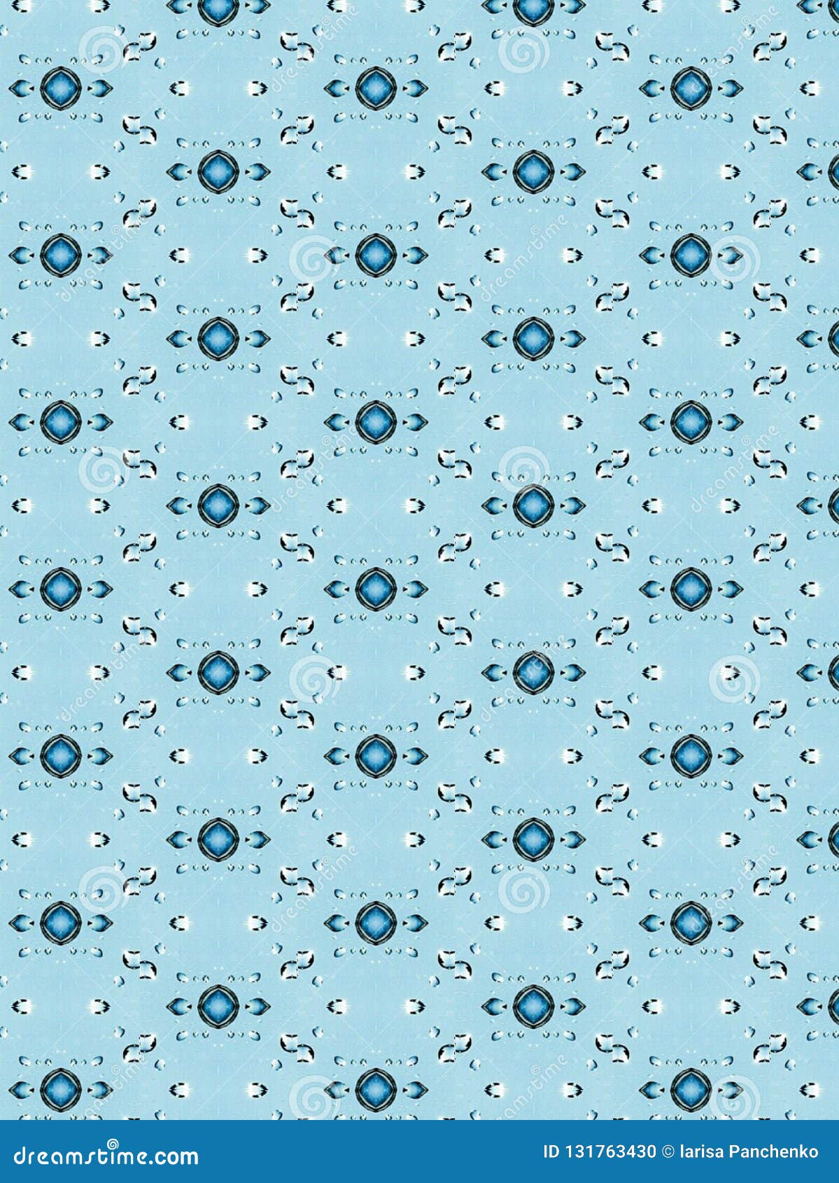 Symmetrical Pattern Blue Colored Stock Photo - Image of blue, duplicate ...