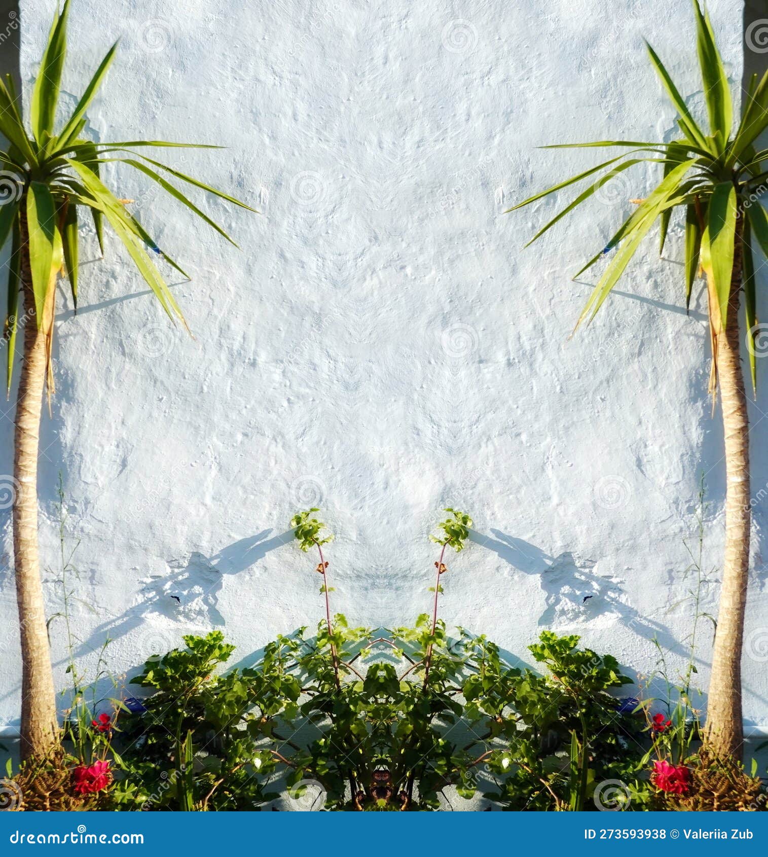 Symmetrical Pattern of Concrete Whitewashed Stucco Rustic Wall with ...