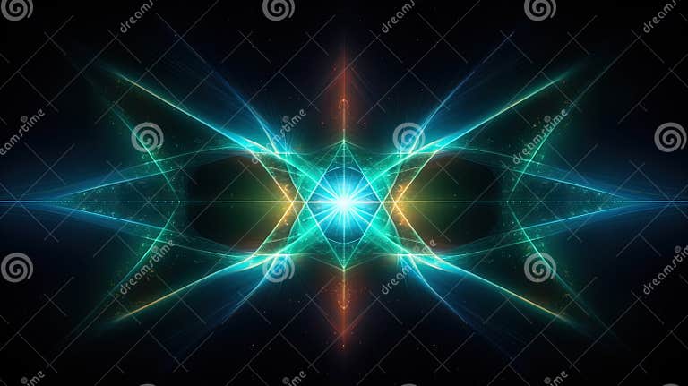 Symmetrical Patterns, Geometric Structures Emerge in Background As ...