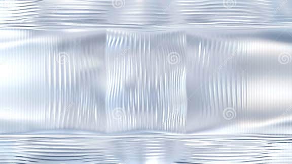 Symmetrical Reflective Wavy Glass Texture Stock Illustration ...