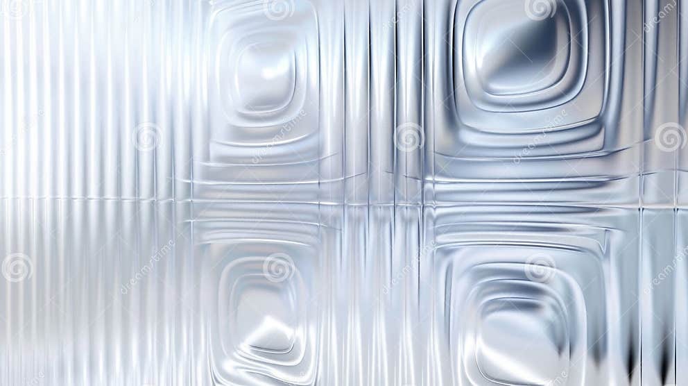 Symmetrical Reflective Wavy Glass Texture Stock Image - Image of shiny ...