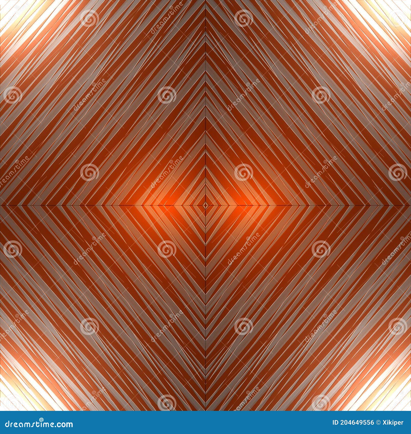 Shiny Sharp Metallic Cuttings on the Copper Surface Stock Illustration ...