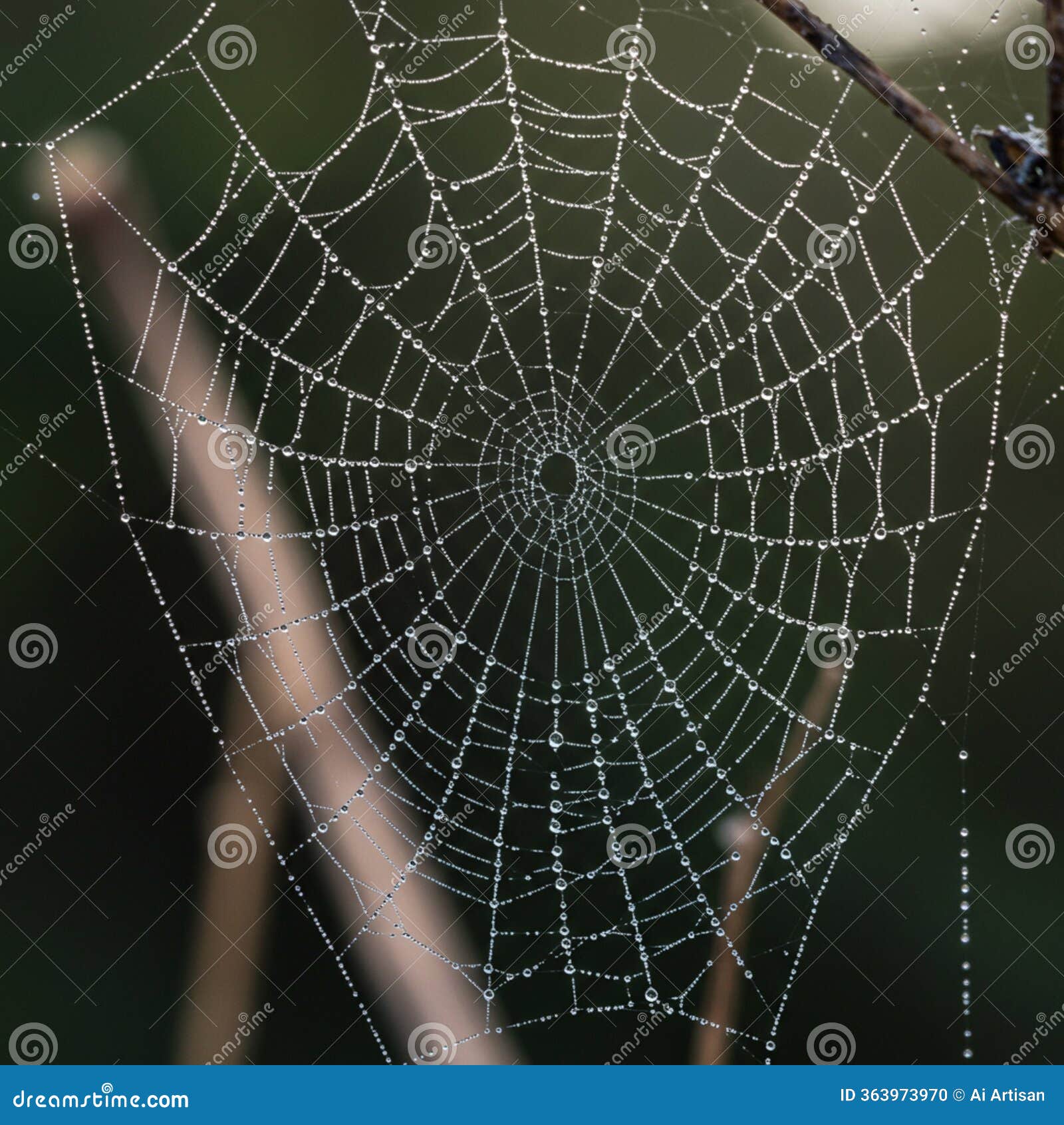 Symmetrical Spider Web And Vampire Castle Seamless Pattern. Stock Photo ...