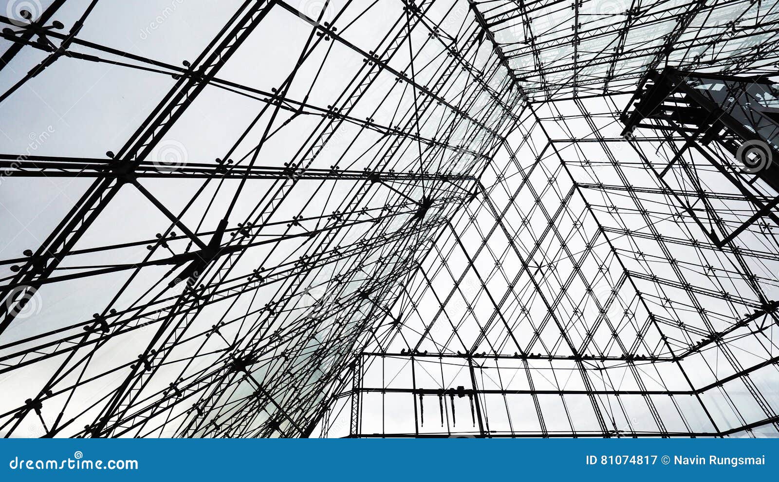 Symmetrical structure stock image. Image of grid, space - 81074817