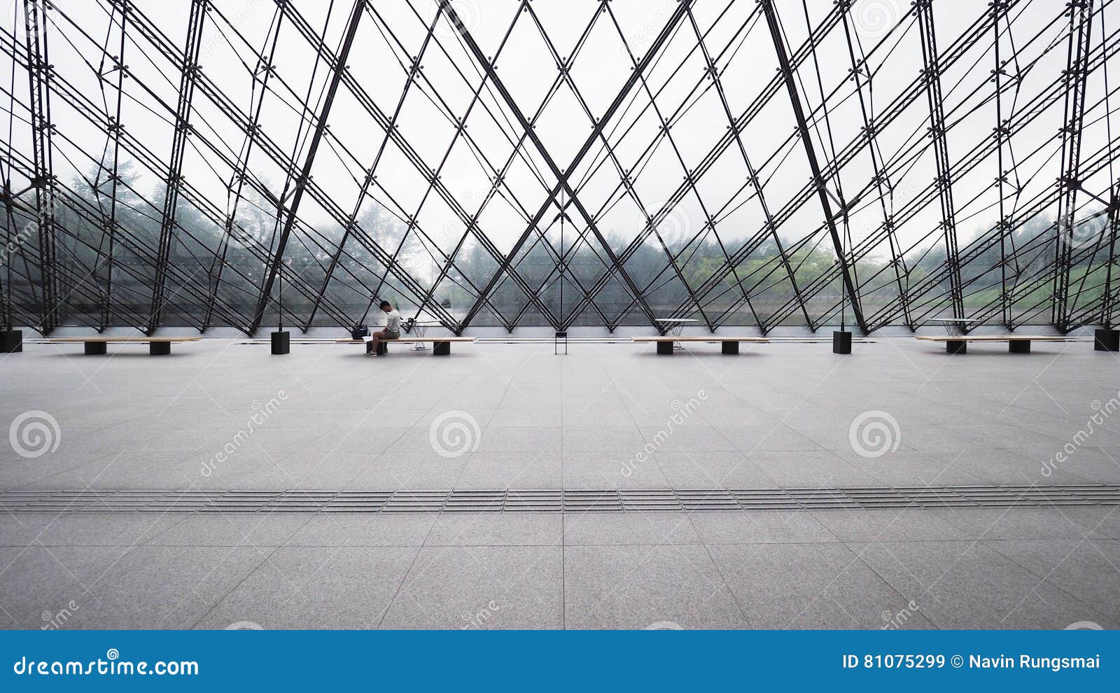 Symmetrical structure stock image. Image of architectural - 81075299