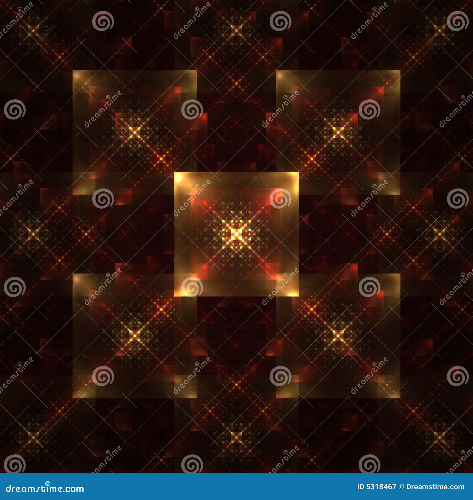 Symmetrical Tile Abstract stock illustration. Illustration of fractal ...