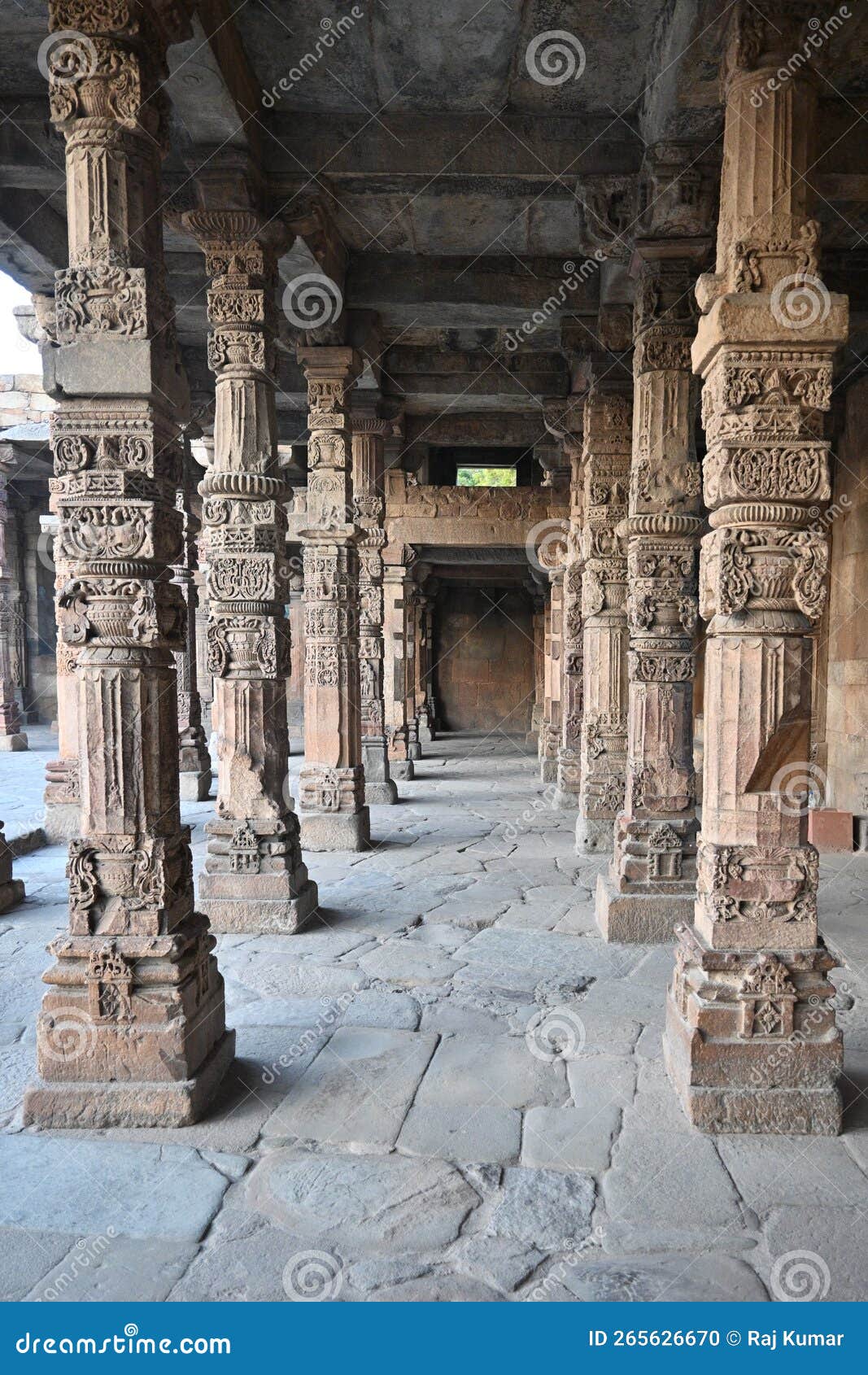 Ancient Pillars stock photo. Image of symmetrical, pillars - 265626670