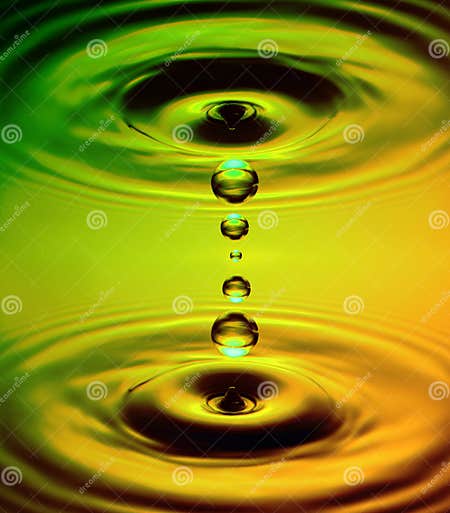 Symmetrical water drops stock photo. Image of ripple, drop - 4576338