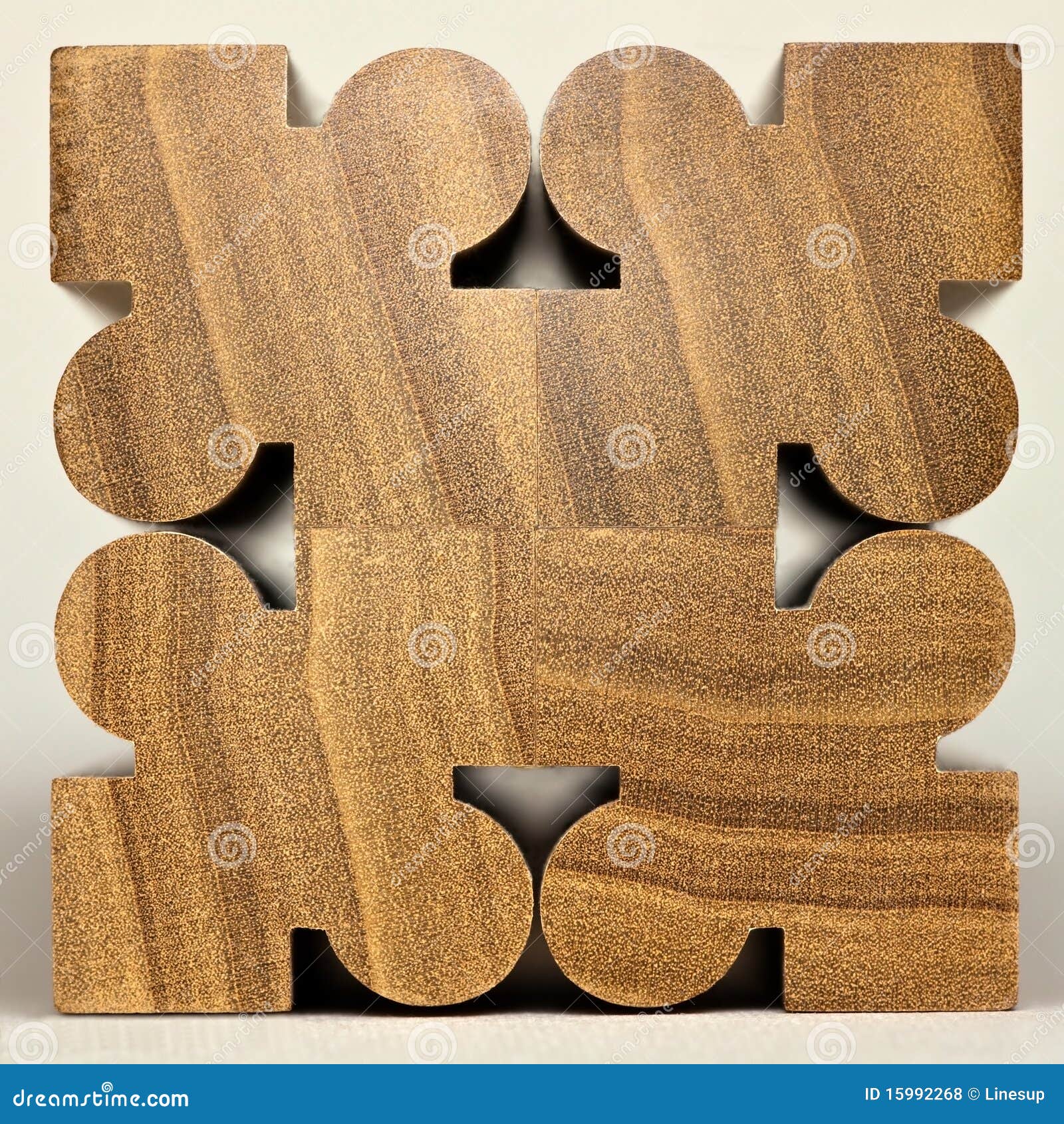 Symmetrical Wood Block Pattern Stock Photo - Image of wooden ...