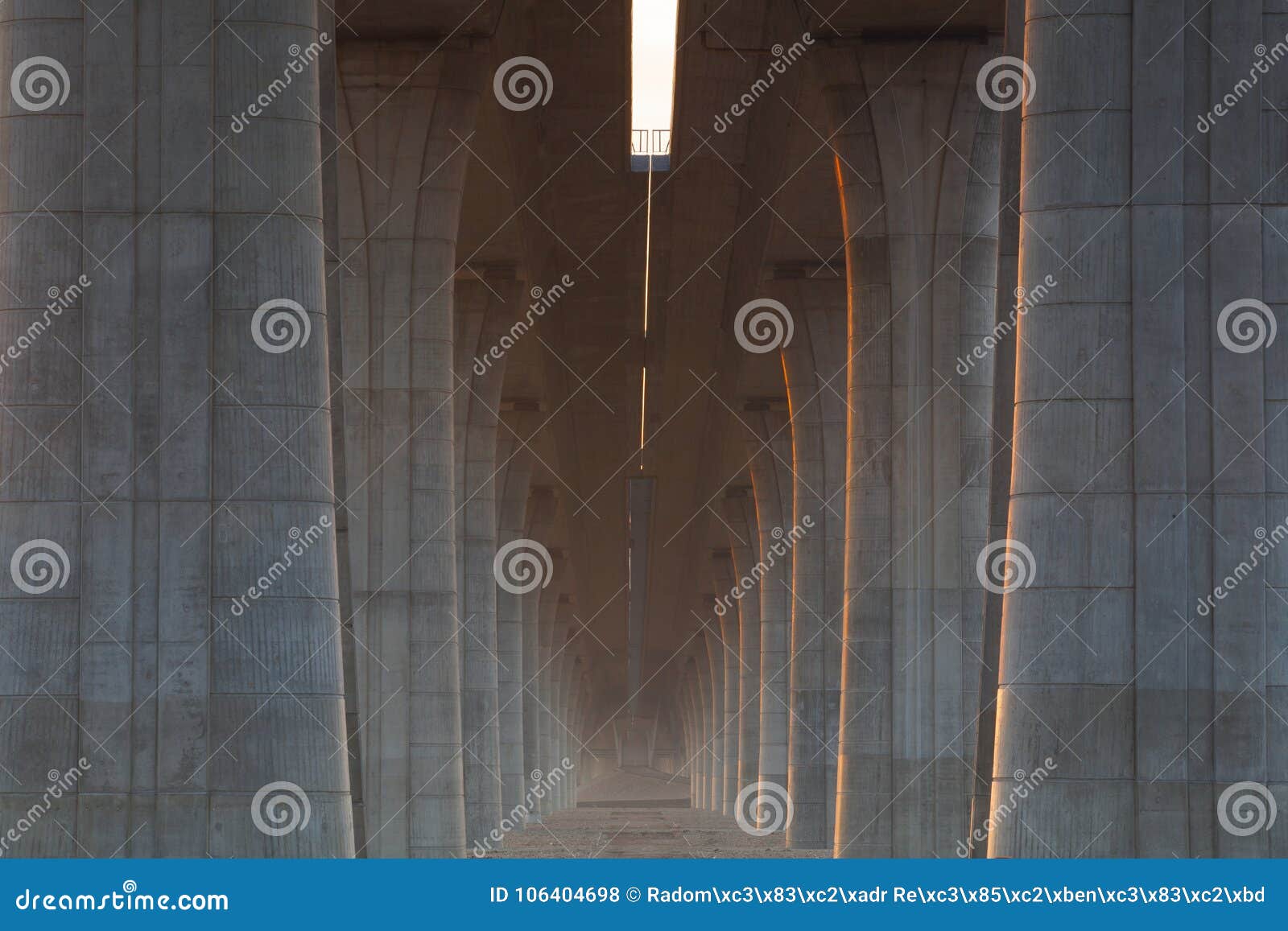 Symmetry Under Flyover Bridge Stock Image | CartoonDealer.com #126276793