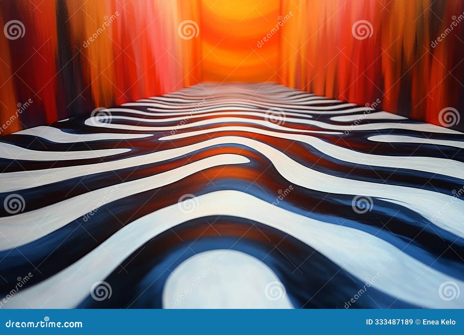 Symmetry in Color: a Minimalist Touch Stock Illustration - Illustration ...