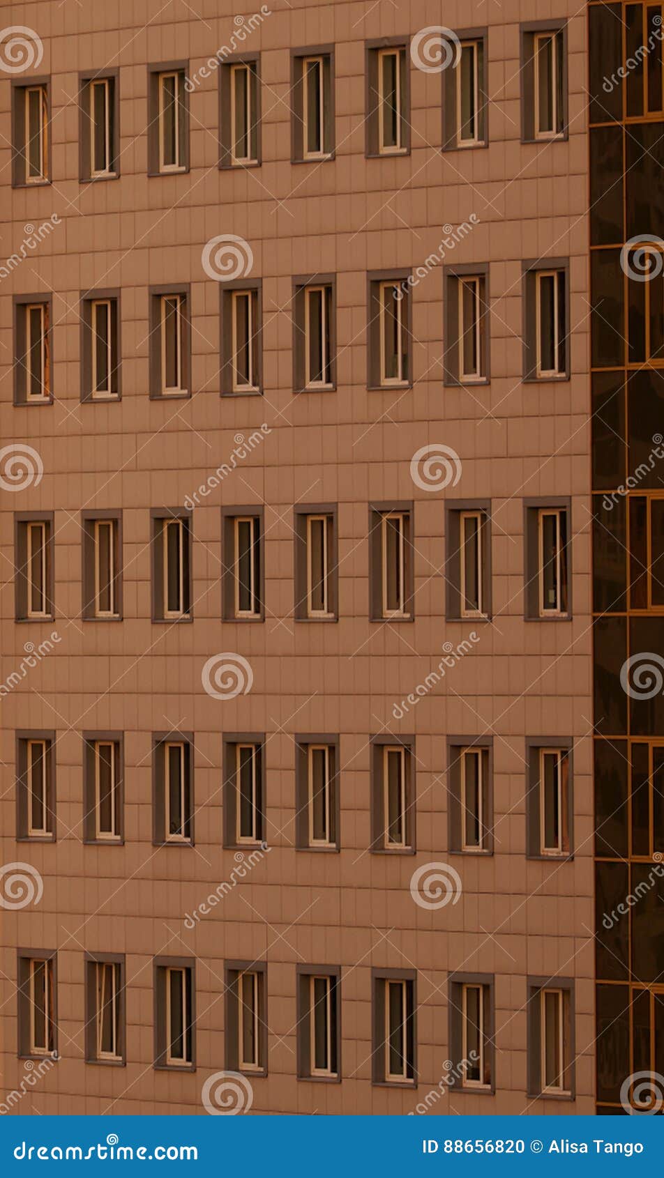 Symmetry in Modern Architecture. Stock Photo - Image of floors, high ...