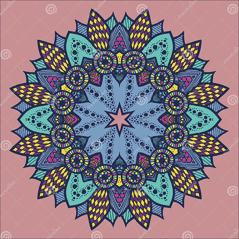 Symmetry pattern 05 stock vector. Illustration of pink - 29296433