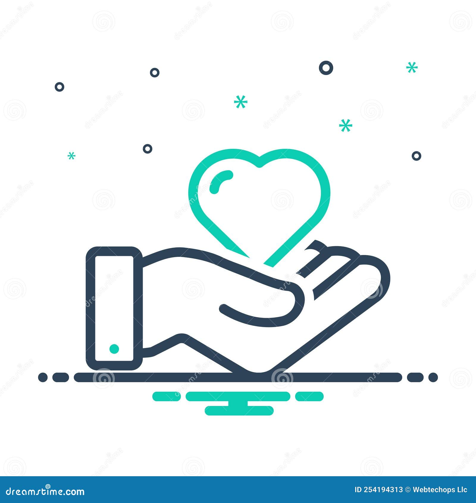 Mix Icon For Sympathy, Empathy And Compassion Royalty-Free Stock ...