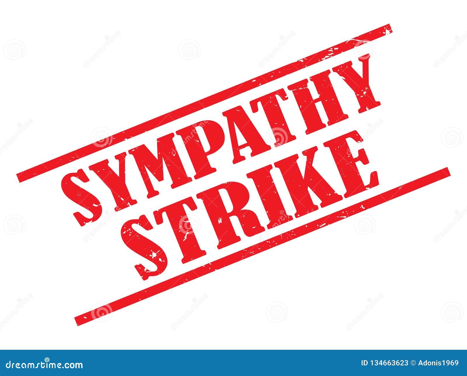 Sympathy strike stamp stock illustration. Illustration of concern ...