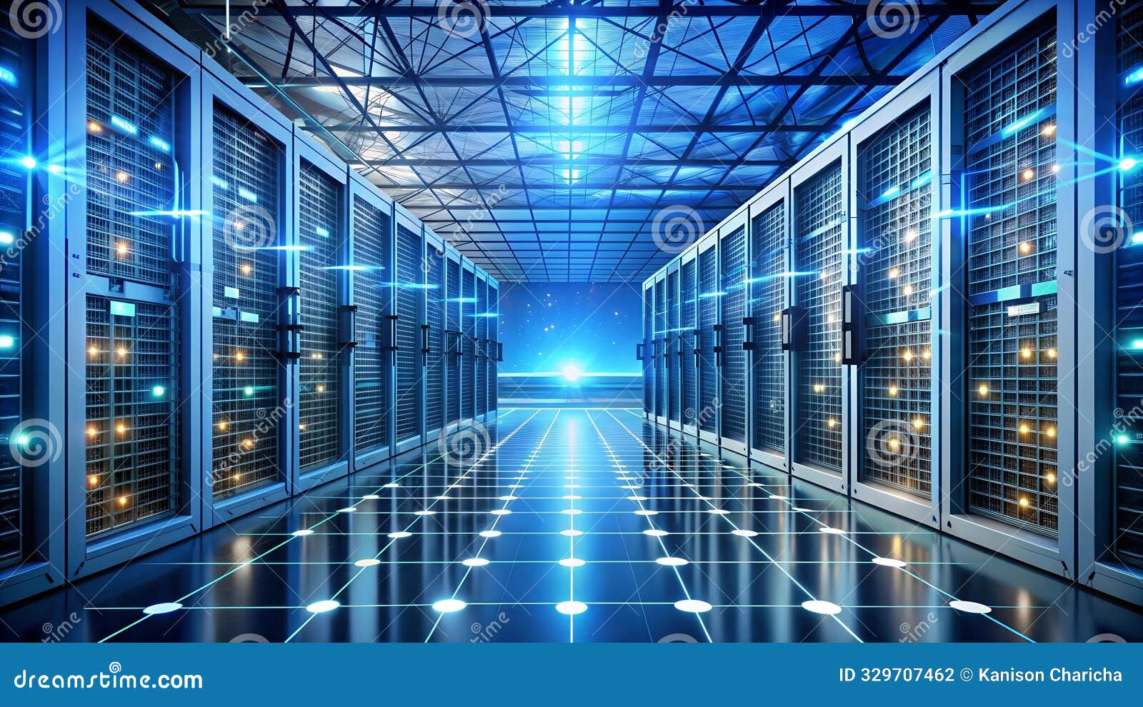 A Symphony of Binary Code Exploring the Visual Flow of Data in a Modern Data Center Generative ...