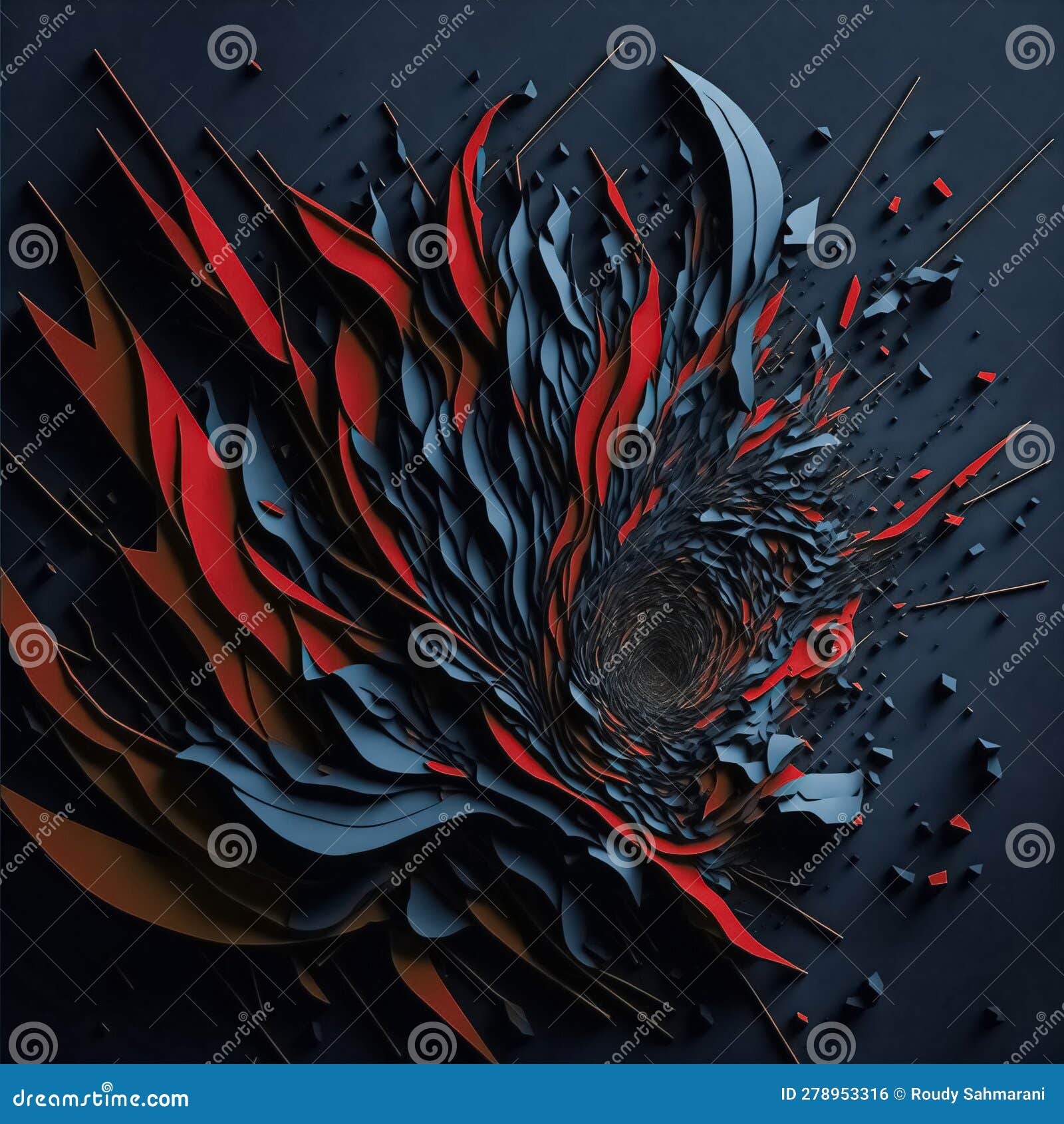 Symphony of Colors Background Design Stock Illustration - Illustration ...