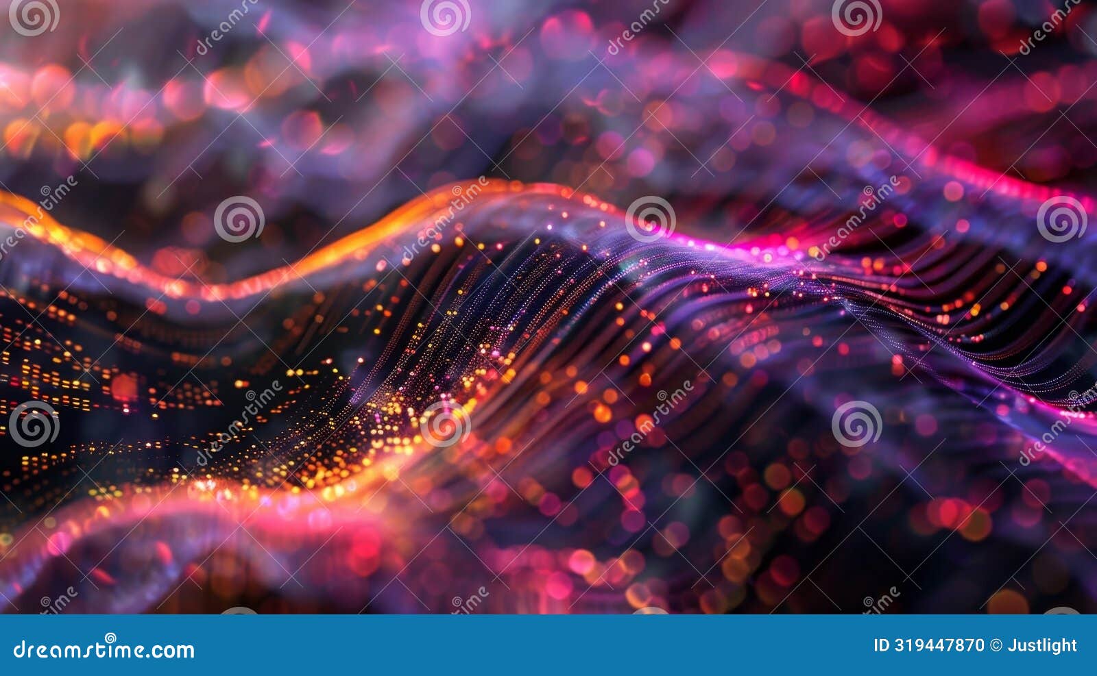 A Symphony of Data Points Each One Representing a Key Element in ...